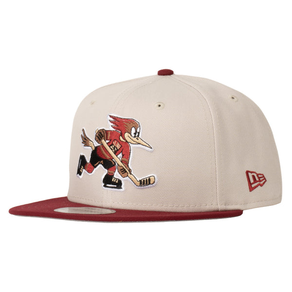 Tucson Roadrunners New Era Two-Tone Primary Stone 9FIFTY Snapback Hat ...